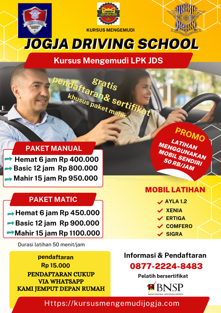 kursus mengemudi jogja tempat kursus stir terbaik di jogja
